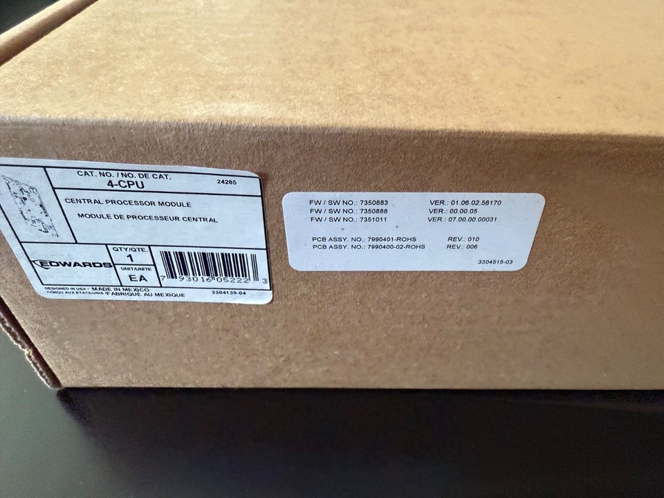 EST Edwards 4-CPU fire alarm NEW IN BOX est4 | eBay