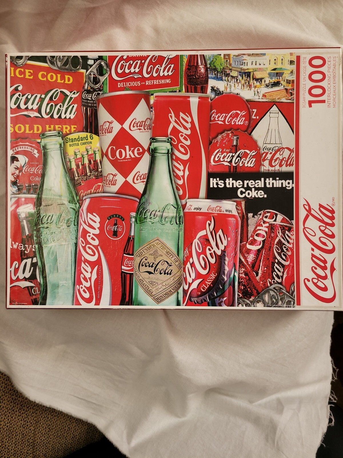 THEN AND NOW - COCA-COLA 1000 Pc Jigsaw Puzzle MAJESTIC by SPRINGBOK ...