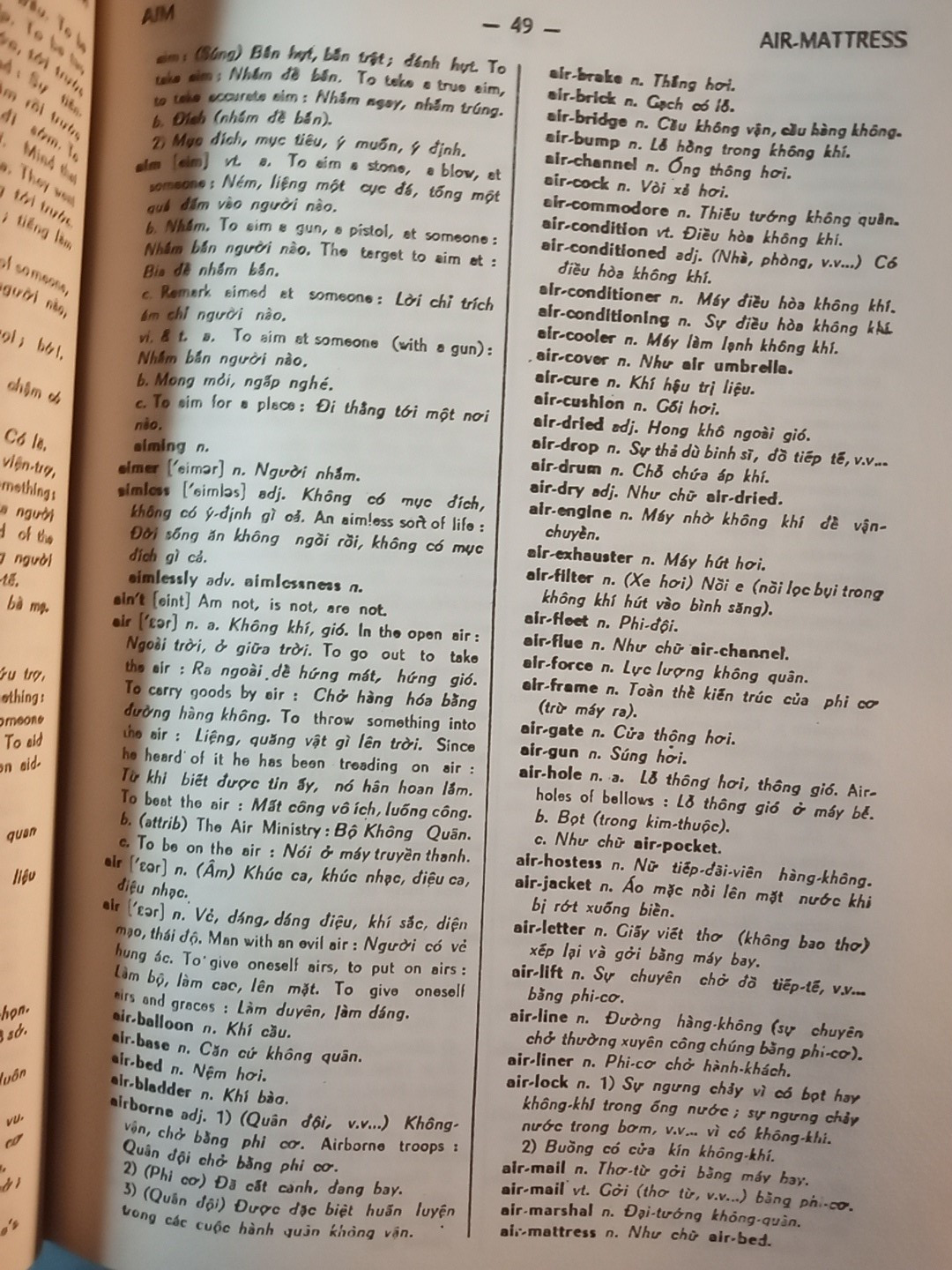 ANH-VIET Tan Tu-Dien New English-Vietnamese Dictionary Nguyen Van Khon ...