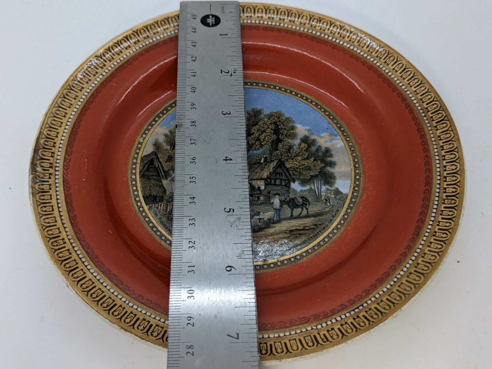 Antique F&R Pratt 123 Fenton Decorative Plate Wm. Shakespeare's Wife's ...