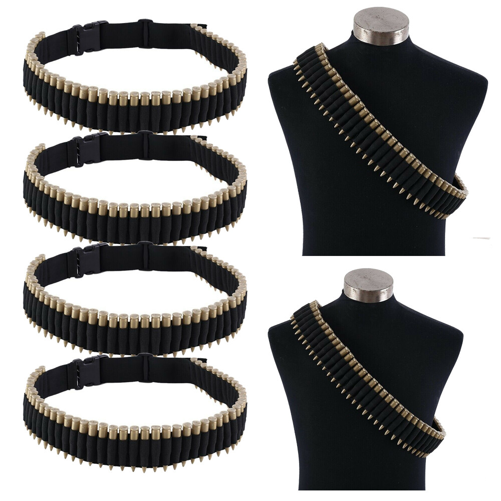 4X 50 Rounds Rifle Bullet Cartridge Bandolier Ammo Belt For 308 Cal 30 4x-50-rounds-rifle-bullet-cartridge-bandolier-ammo-belt-for-308-cal-30
