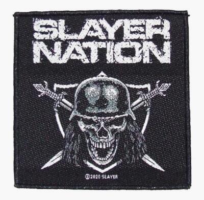 Slayer Nation Sew On Patch Heavy Metal New | eBay