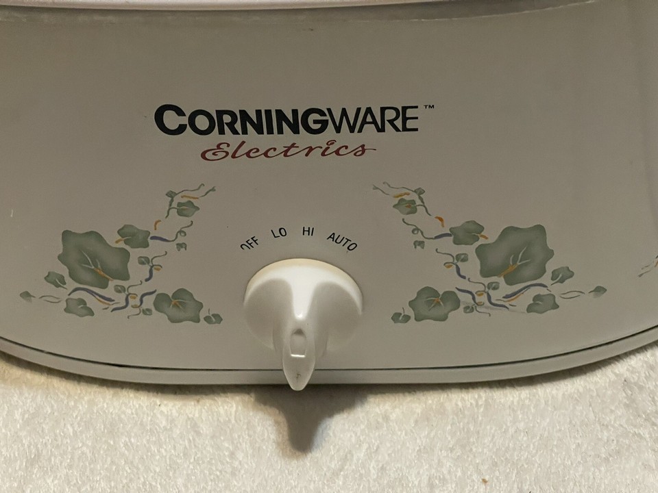 CorningWare Electrics 6 qt Crock Pot Slow Cooker Callaway SCO-150 Rare ...