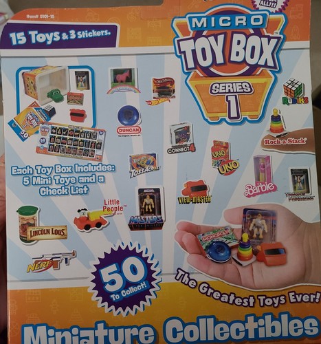 Miniature Micro Toy Box Toy Shop Series 1 With 2 Boxes Toys Minis NIB ...