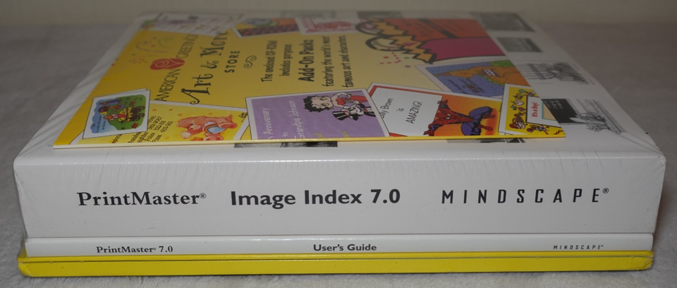 PrintMaster Platinum 7.0 Art Templates Print Projects Original Unused ...