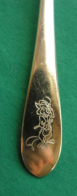 Honest John Fox Pinocchio Disney silverplate reed&b R & B Cocktail Fork ...