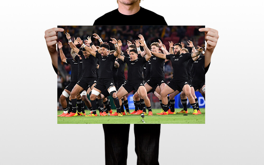 All Blacks Haka Poster