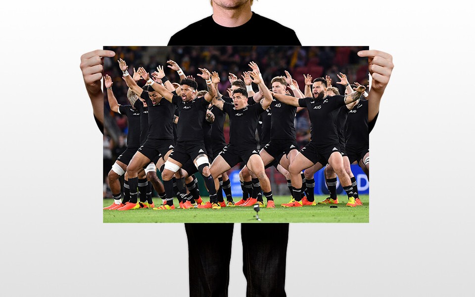 The New Zealand All Blacks Rugby World Championship Wall Art Home ...