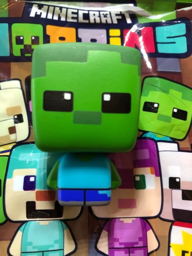 MINECRAFT MOBBINS Series 1 - ZOMBIE - 2019 2" Vinyl Collectible Figure ...