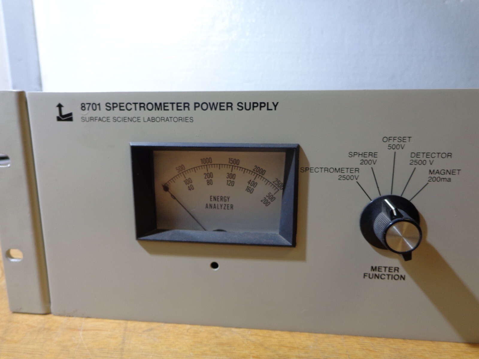 Quantar Surface Science Laboratories 8701 SPECTROMETER POWER SUPPLY | eBay