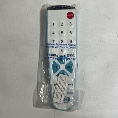 Clean Remote CR2BB Big Button Universal TV Remote New In Packaging Free ...