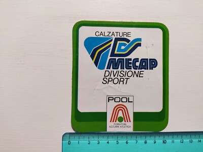 Footwear adhesive MECAP athletic shoes sticker vintage 80s original ...