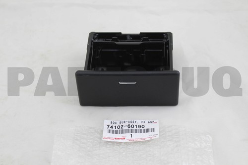 7410260190 Genuine Toyota BOX SUB-ASSY, FRONT ASH RECEPTACLE 74102 ...