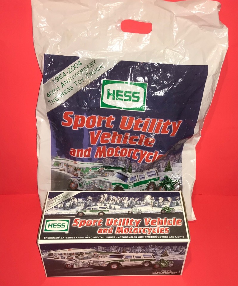 2004 Hess Sport Utility Vehicle And Motorcycles~New In Box ~With ...
