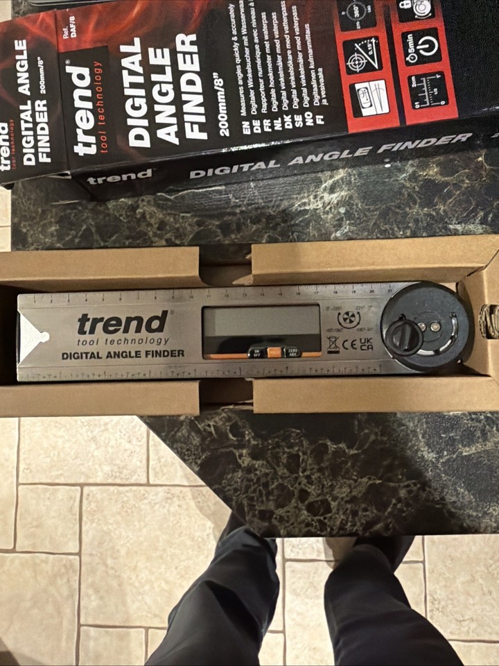 Trend 8-Inch Digital Angle Finder for Precise Angle Measurements Never ...