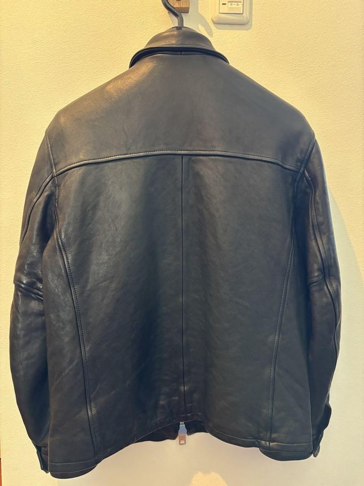 Schott Black Leather Single Rider L Freaks Store Special Order | eBay