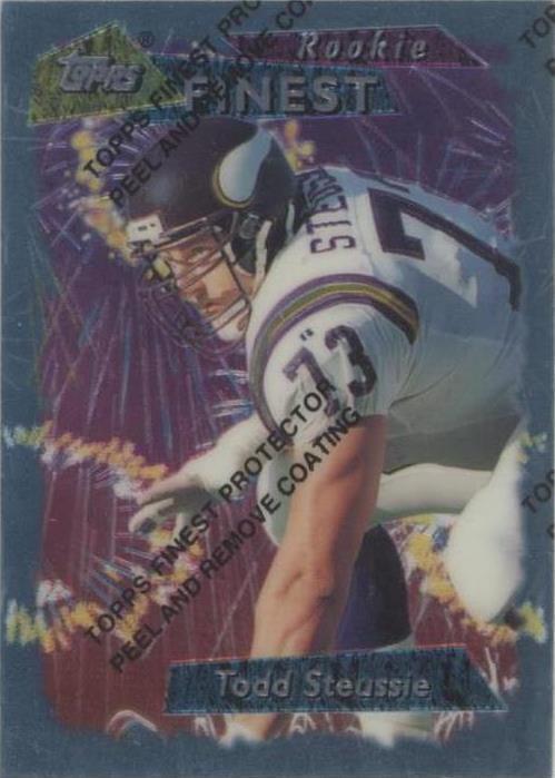 1995 Topps Finest - Rookie Todd Steussie #129 for sale online | eBay