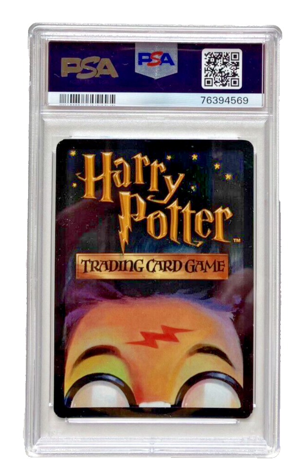 PSA 8 NM-MT INVISIBILITY CLOAK Harry Potter Card #12 12/116 FOIL Holo ...