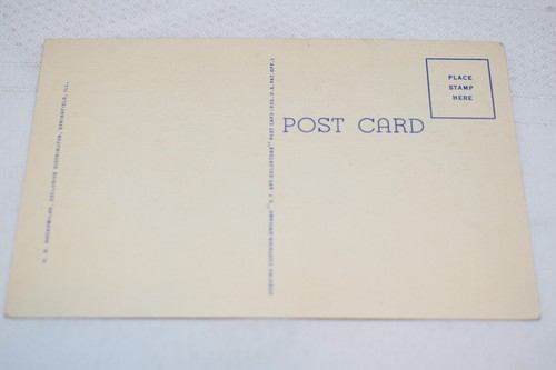 Lake Springfield Behind the Spaulding Dam Springfield Illinois Postcard ...