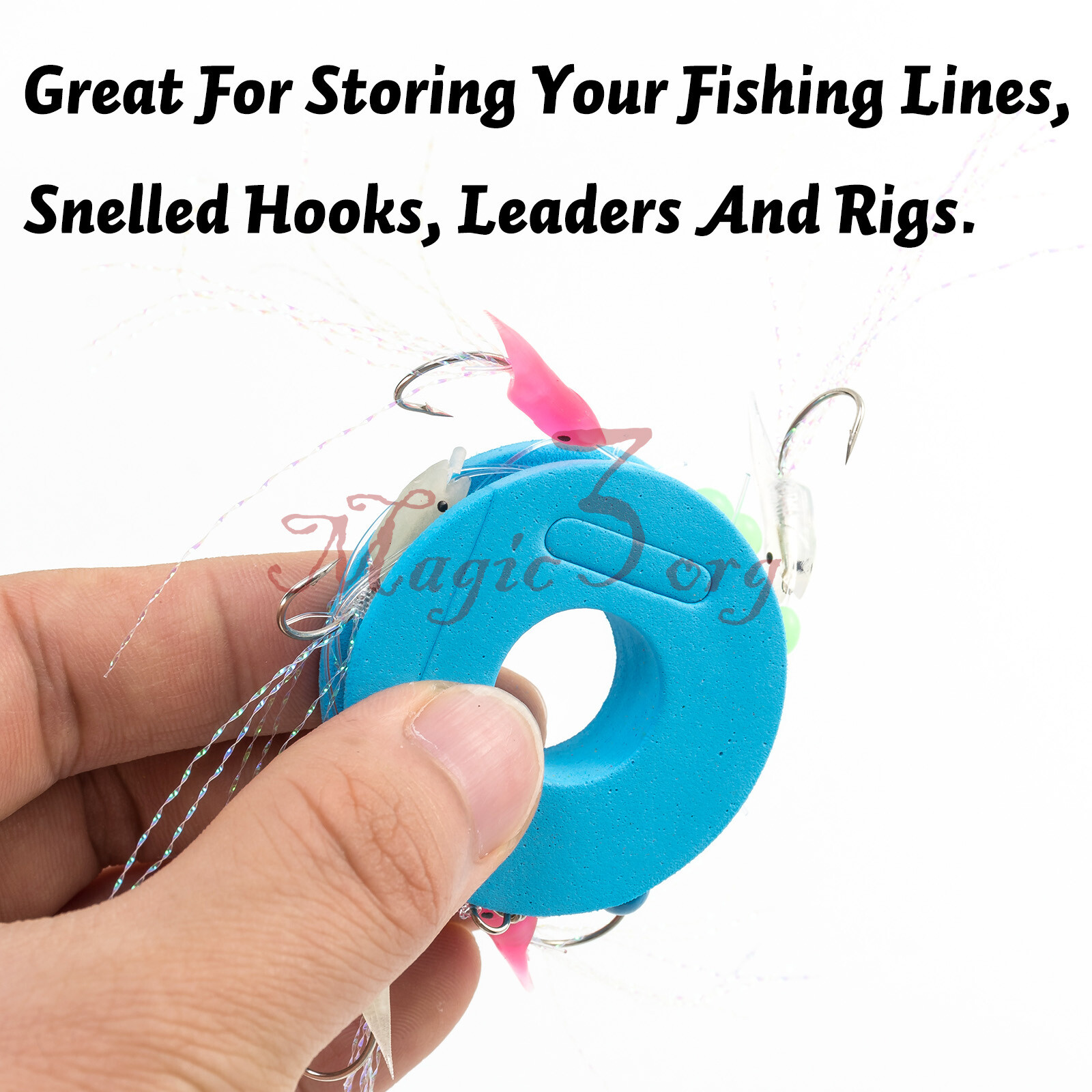 24/60pcs EVA Foam Rig Winders in Tackle Box Rig System Carp Fishing UK ...