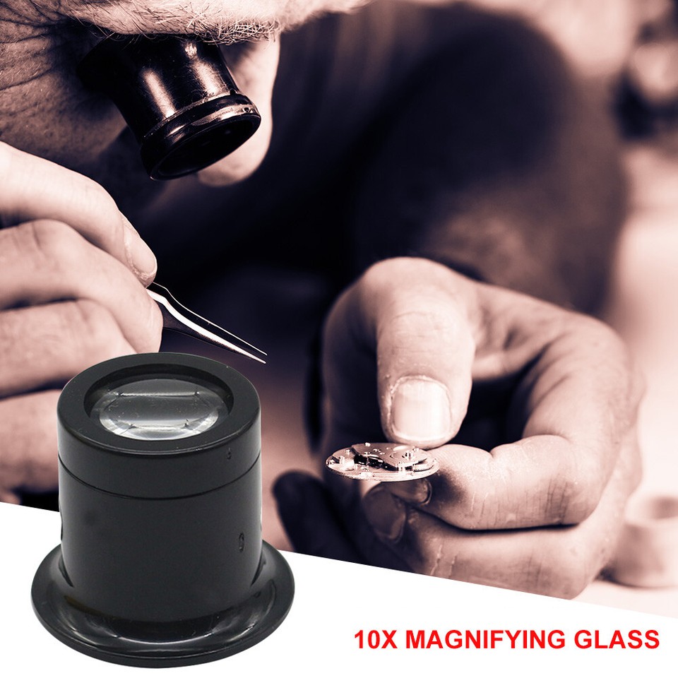 10X Portable Monocular Magnifying Glass Magnifier Loupe for Watch ...