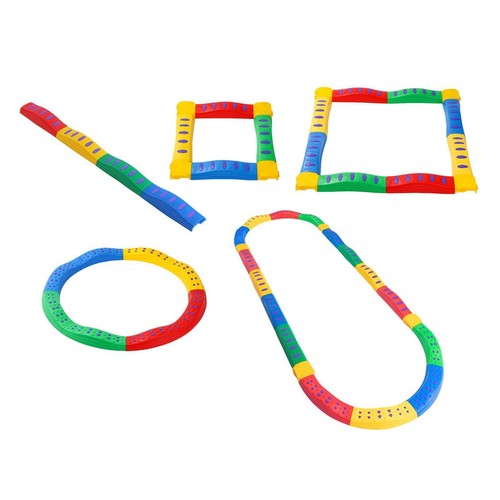 Rainbow Obstacle Course Interactive Stepping Stone Game Stepping Stones ...