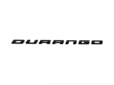 14-21 DODGE DURANGO LIFTGATE GLOSS BLACK EMBLEM NAMEPLATE BADGE OEM NEW ...