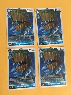 4x KingWhamon BT7-028 C (Playset) Digimon CCG | Next Adventure Near Mint English | eBay