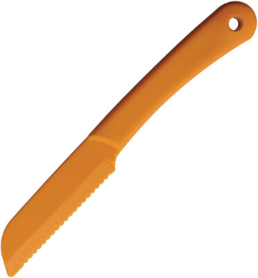 Ontario Utility Orange Plastic Serrated Sheepsfoot Fixed Blade Knife 3602 | eBay