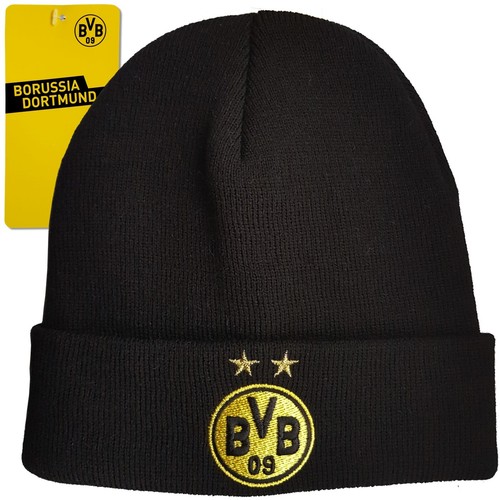 BVB Mütze Borussia Dortmund Beanie Wendemütze Bommelmütze Bommel ...