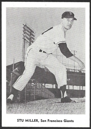 Stu Miller SAN FRANCISCO GIANTS UNSIGNED 5 x 7 ORIGINAL PICTURE PACK ...