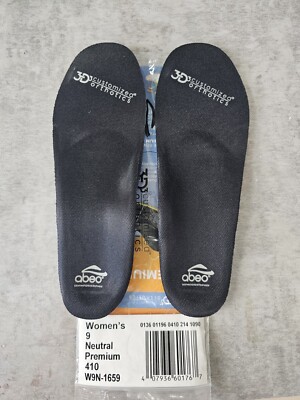 Abeo Women's Premium Orthotics Insoles Sz. 9 | eBay