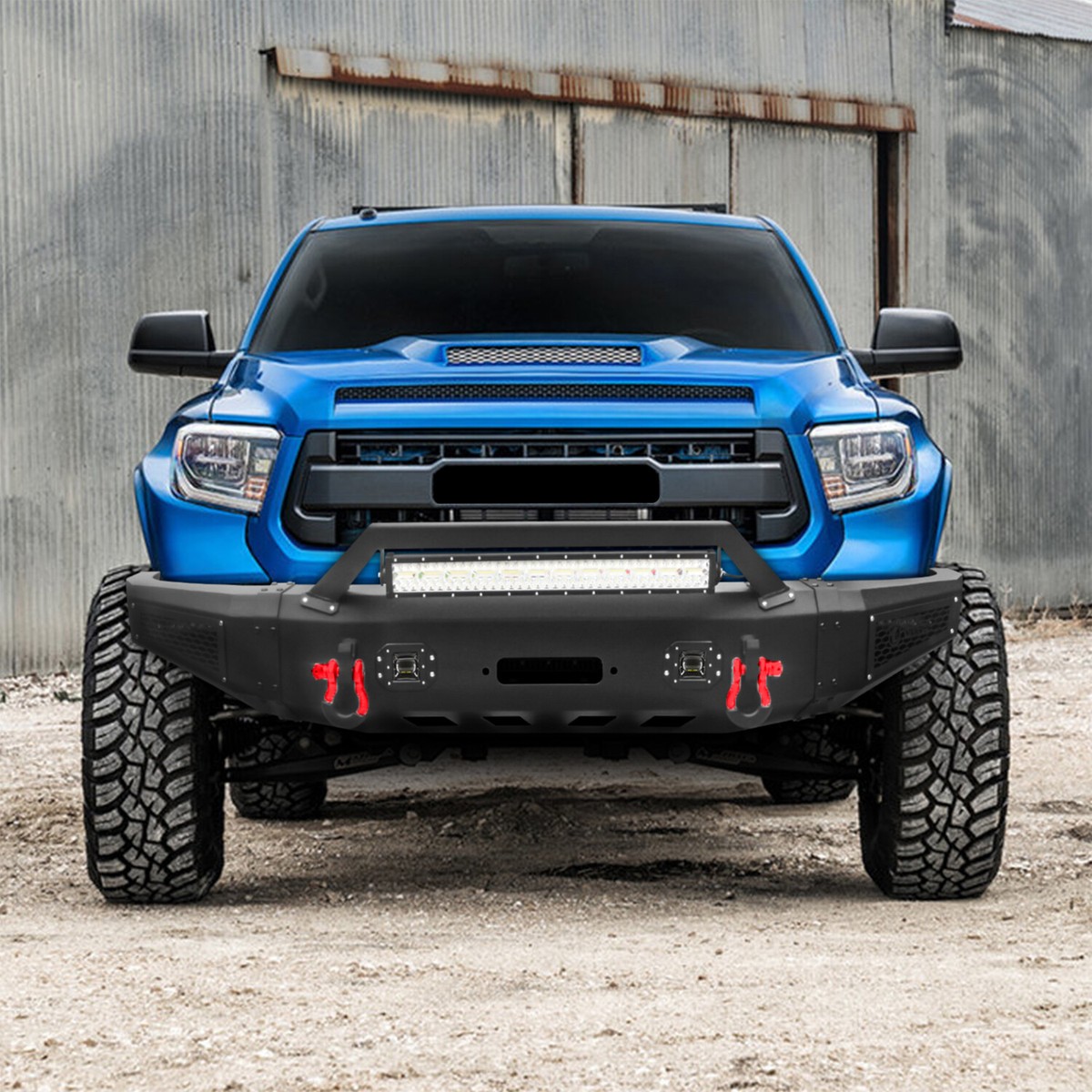 Winch Plate Bumper For Tundra 2014-2021 Off-Road Front Bumper For ...
