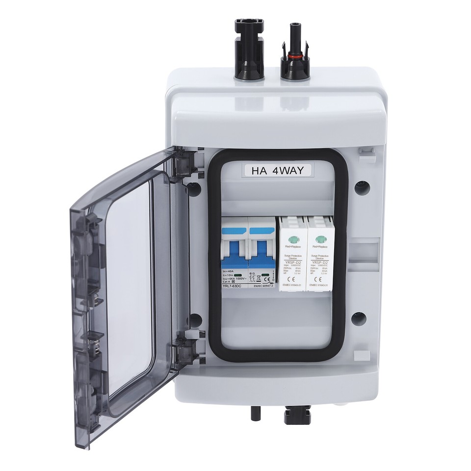 Solar DC String Box PV Combiner Box for Solar Panel w/Vent Valve ...