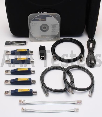 Fluke Networks CIQ-KIT CableIQ Tester & Intellitone Pro 200 Advanced IT ...