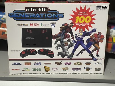 Retro-Bit Generations Plug and Play Video Game system Console w 100 ...