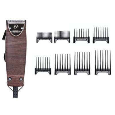 Oster Fast Feed Limited Edition Wooden Wood Color Hair Clipper w/ 8-pc ...
