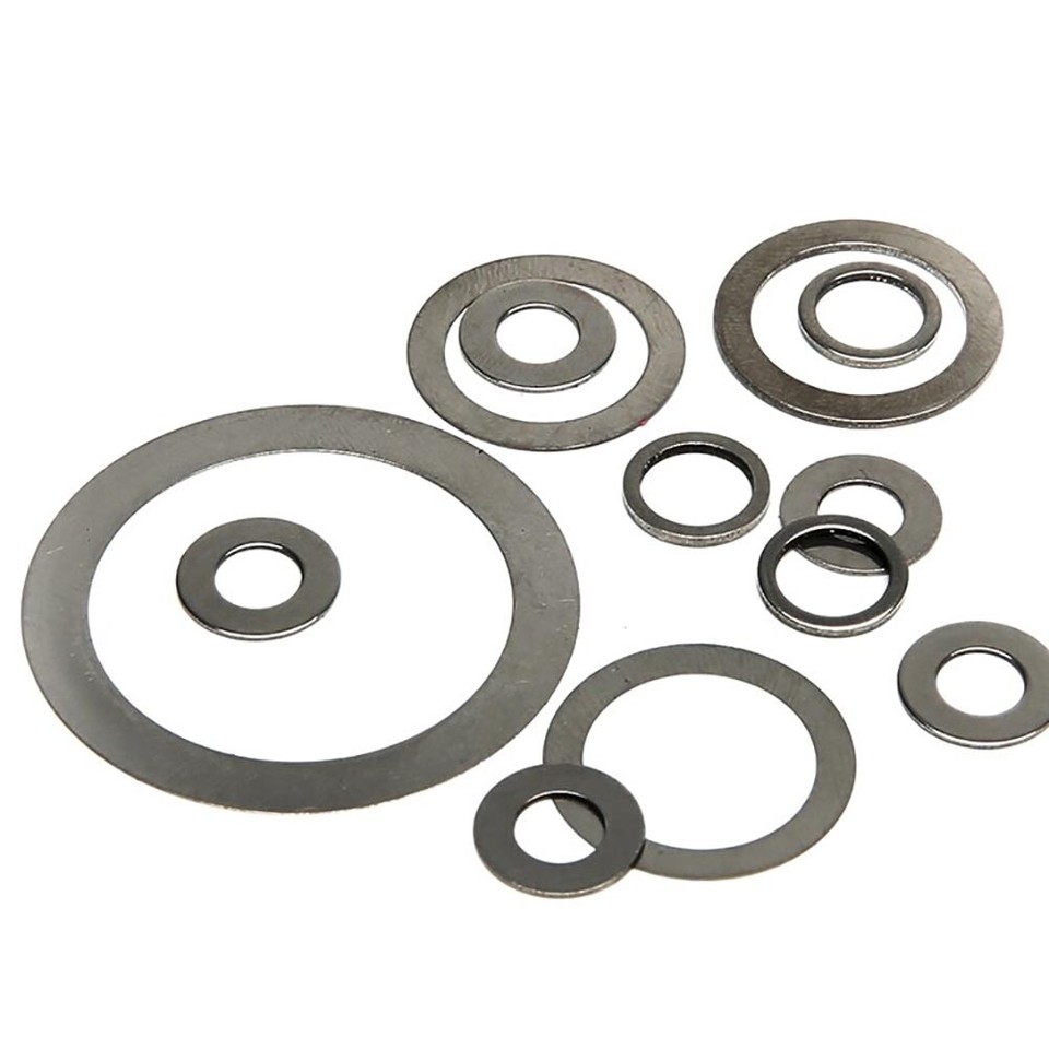 100x Shim Washers 0.1mm/0.25mm/0.3mm/0.5mm/0.8/1.0mm Thick DIN 988 High ...