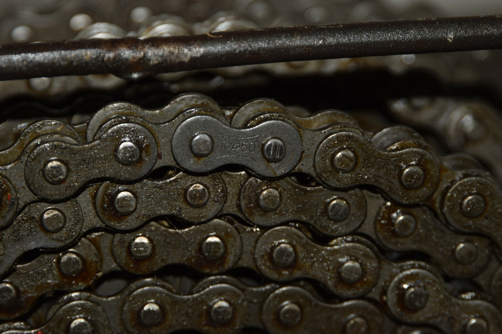 TDP 50 TDP50 (75' Spool) #50 Roller Chain , Bulk size 50 Chain 75 foot ...