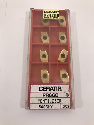 Ceratip Carbide Inserts YCMT1.25ER PR660 Qty 10 | eBay