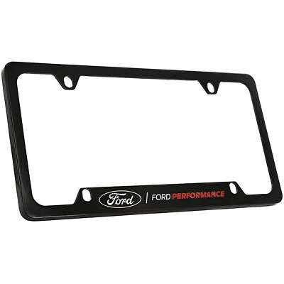 Ford Performance License Plate Frame (Black) | eBay
