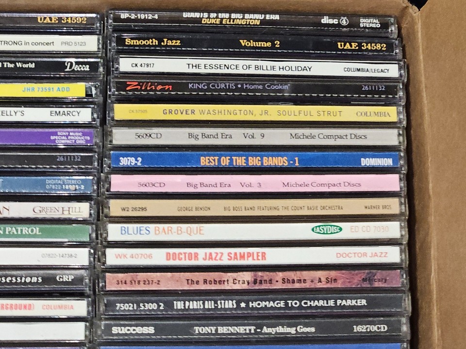 *LOT OF 75 CDS* Blues/Jazz/Big Band CD Collection GREAT TITLES Duke ...