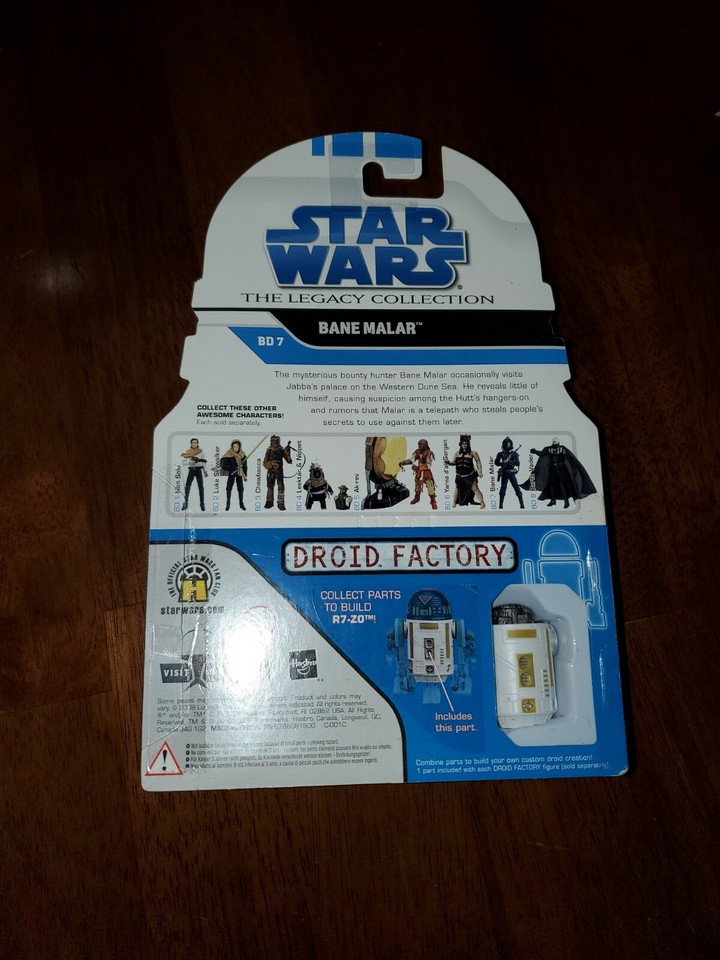 Star Wars The Legacy Collection Bane Malar BD7 2009 Hasbro | eBay