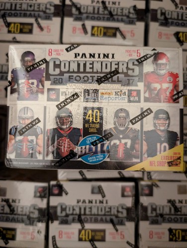 2017 PANINI CONTENDERS FOOTBALL BLASTER BOX Patrick Mahomes, McCaffrey ...