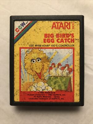 BIG BIRD'S EGG CATCH by CCW - Tested Working Atari 2600 Game Cartridge ...