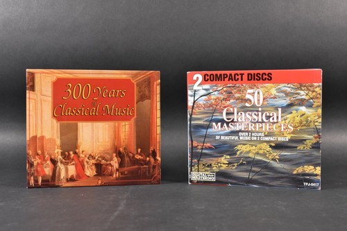 Lot of 2 - 300 Years of Classical Music 4cd and 50 Classical ...