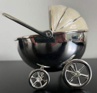 CAROLINE COLLECTION-- PORCELAIN BABY CARRIAGE SAVING BANK | eBay