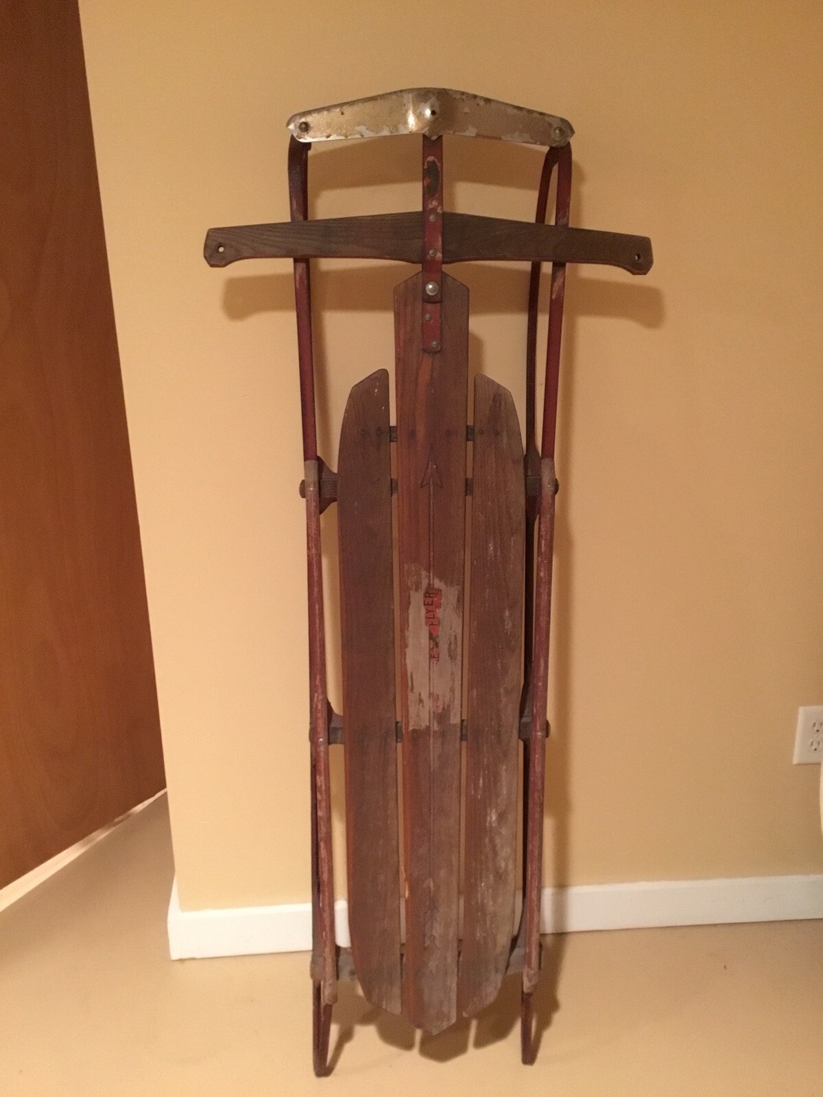 VINTAGE FLEXIBLE FLYER RUNNER SLED #60 J MADE IN THE USA | eBay