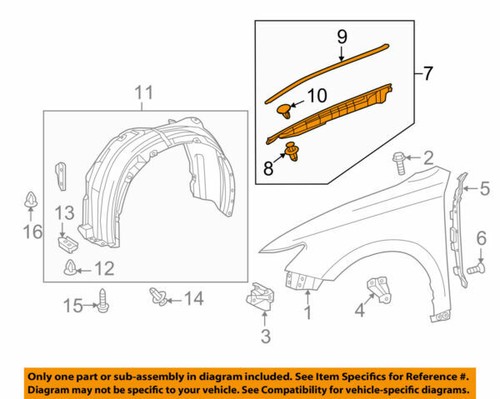 53805-33040 Toyota Protector, front fender, upper rh 5380533040, New ...
