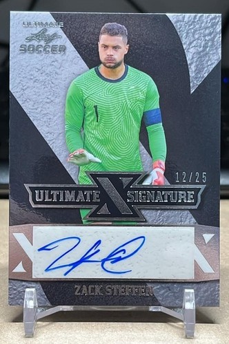 2022 Leaf Ultimate Signatures Silver Spectrum #S-ZS1 Zack Steffen AUTO ...